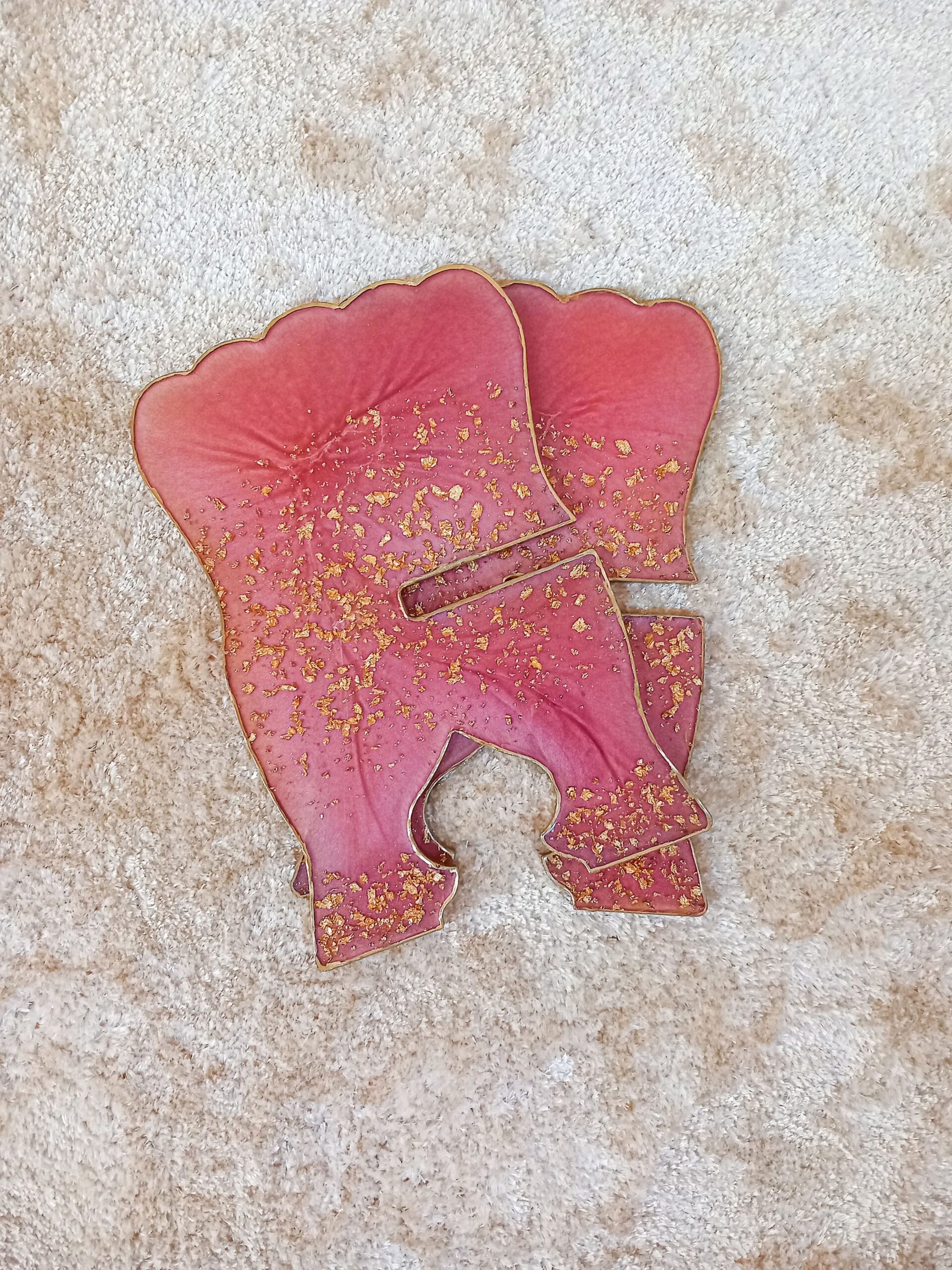 Handmade Resin Premium Quran Stand - Pink - Islamic Gifts