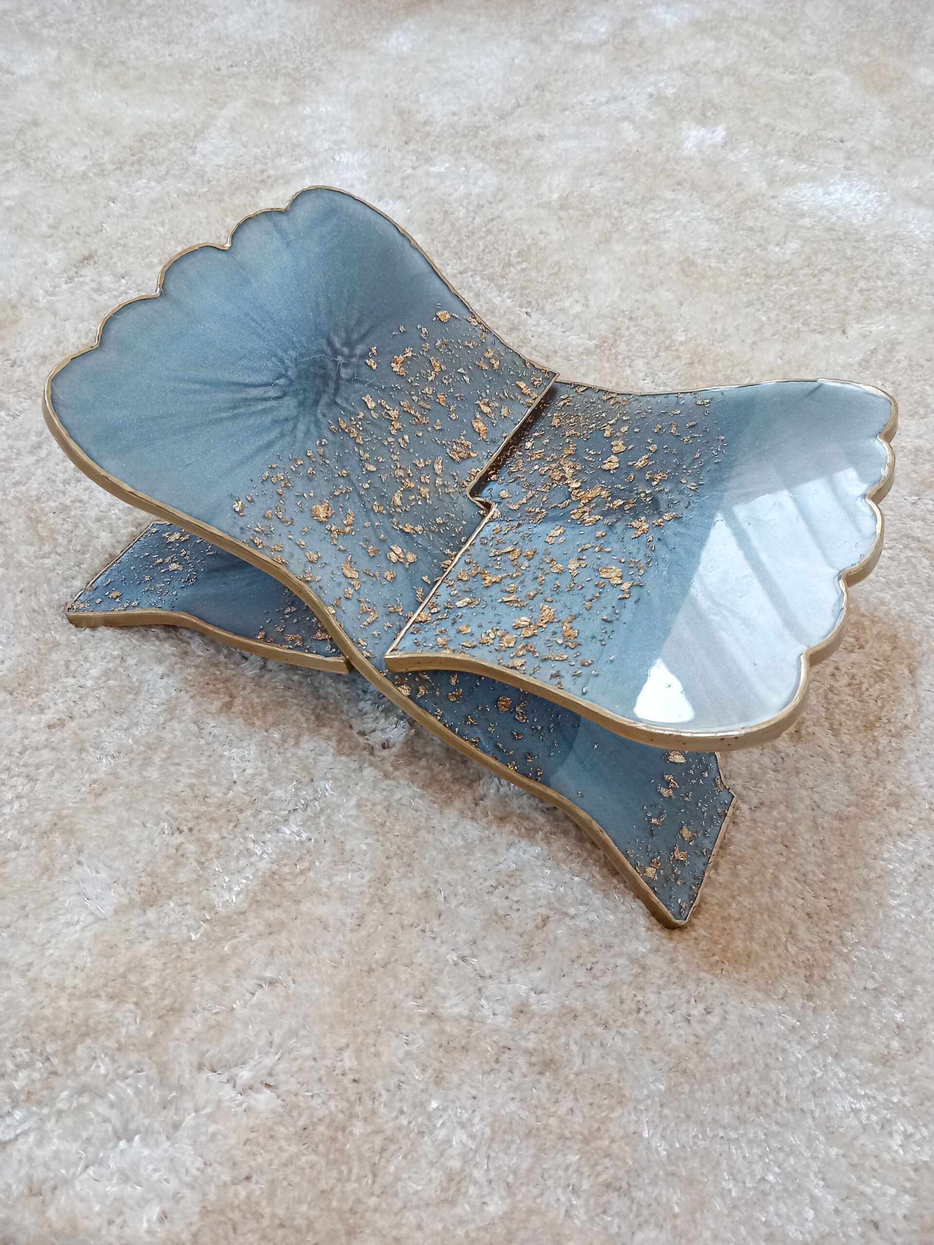 Handmade Resin Premium Quran Stand - Grey - Islamic Gifts