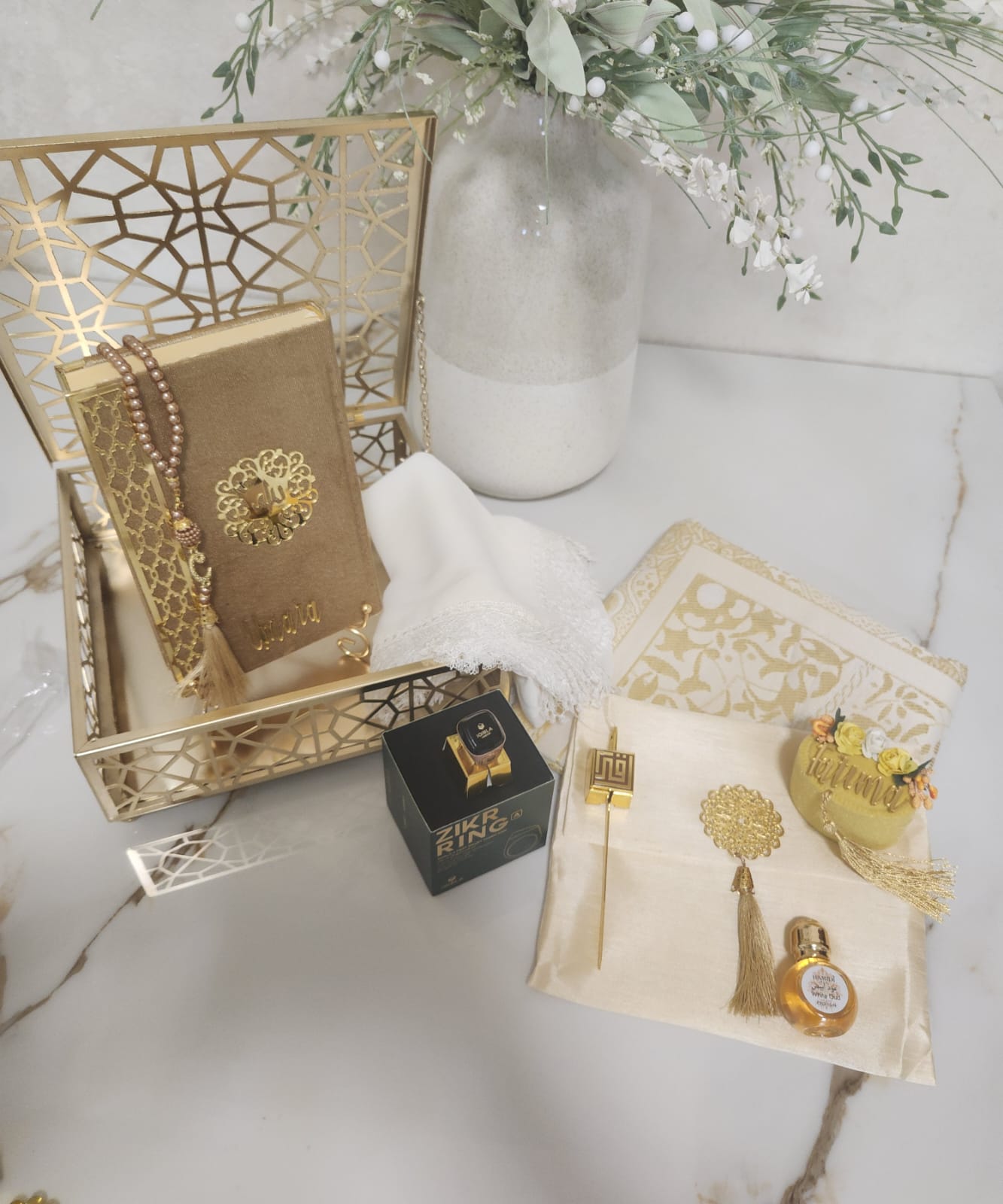 Personalized Royal Islamic Gift Box For Her - Islamic Gifts