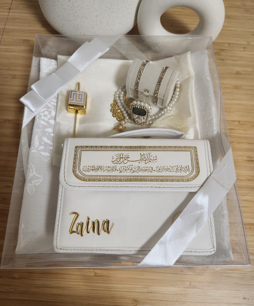 30 Para Ramadan Gift Set For Her-White - Islamic Gifts