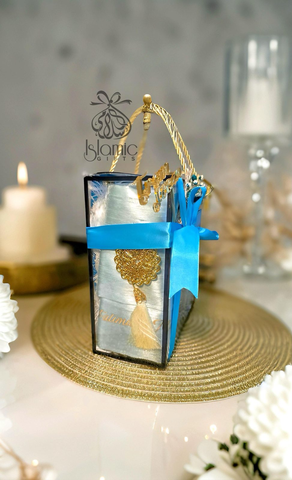 Umrah Gift Hamper-Blue - Islamic Gifts