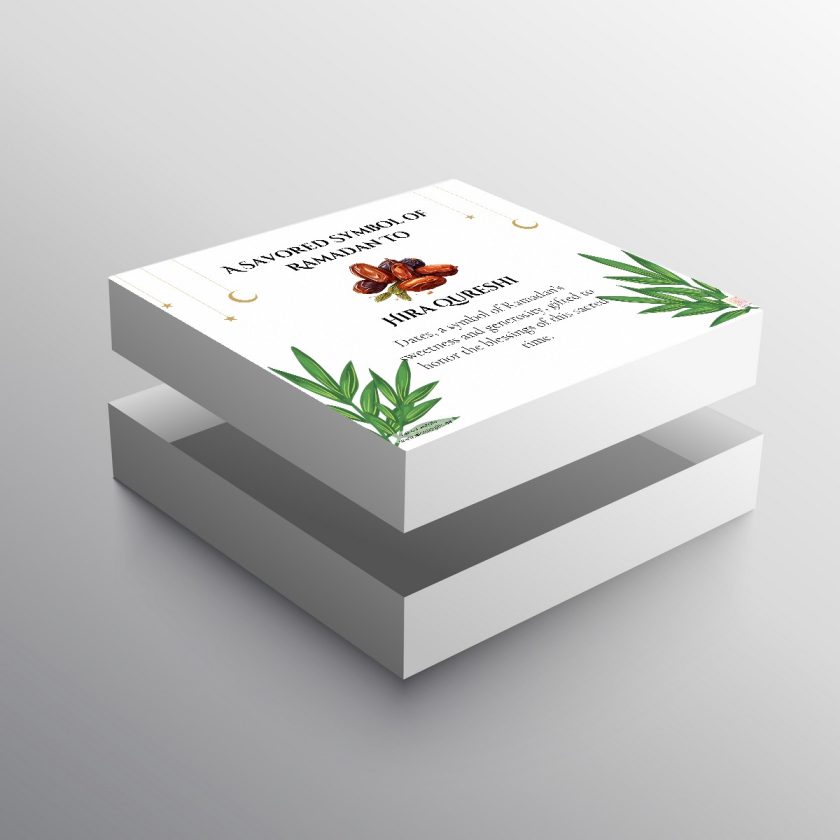 Personalized Ramadan Date Gift box - Islamic Gifts