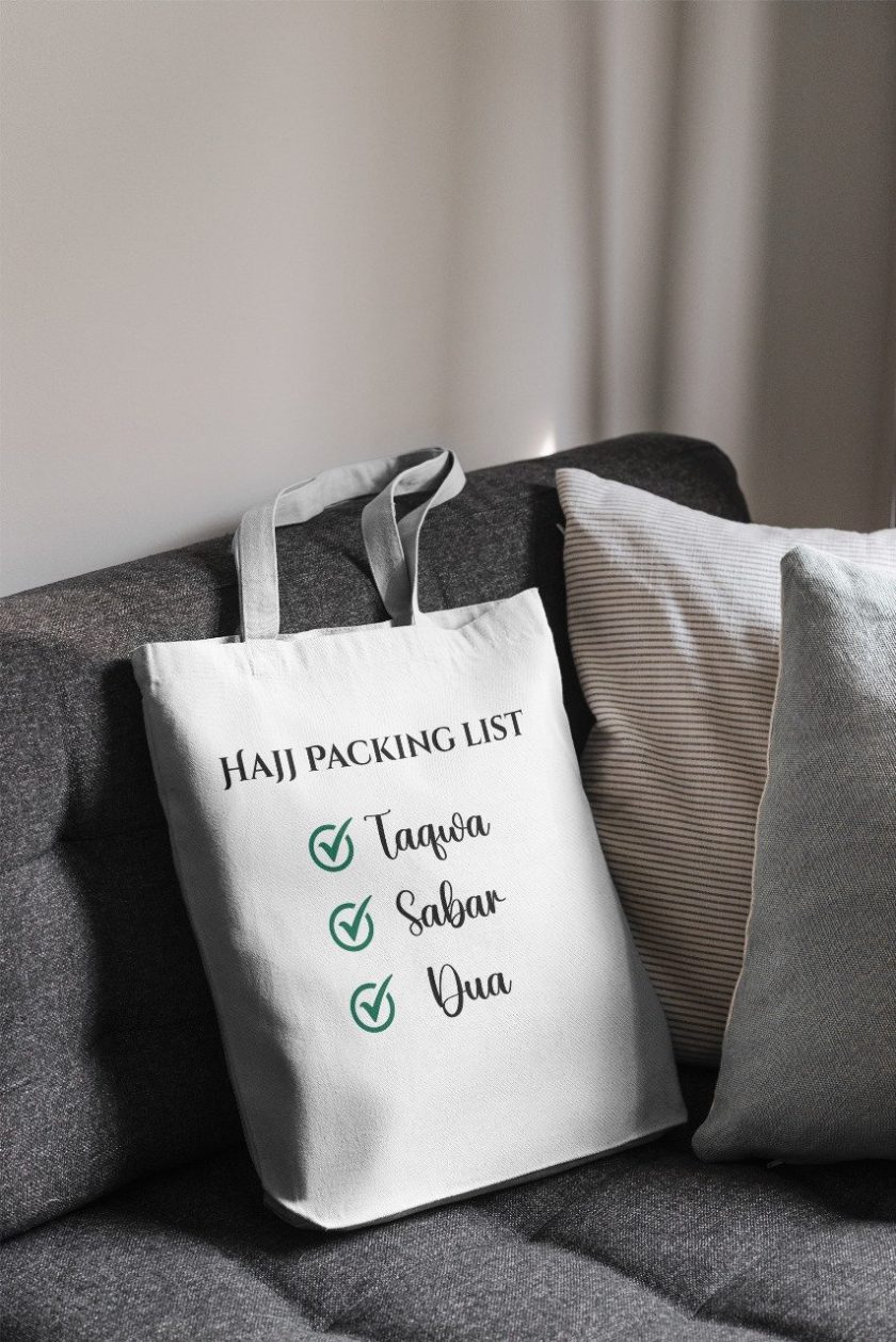 Hajj Return Tote Bag - Islamic Gifts